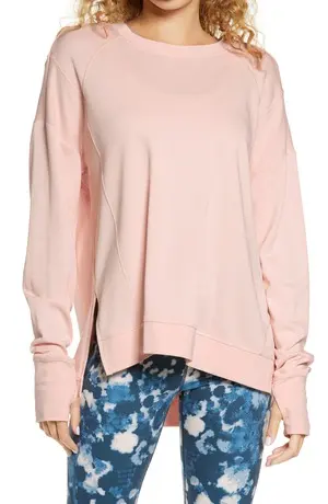 Sweaty Betty After Class Sweatshirt Liberated Pink