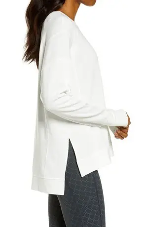 Sweaty Betty After Class Sweatshirt - Lily White