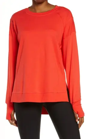Sweaty Betty After Class Sweatshirt Pentas Red