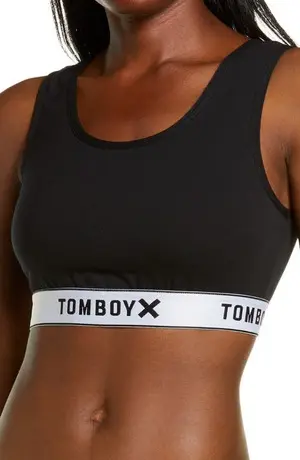 TOMBOYX Essentials Soft Bra Black/ Black