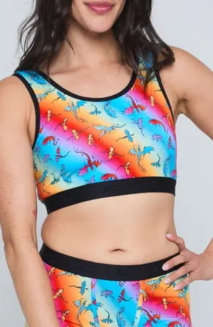 TOMBOYX Essentials Soft Bra Pride Rainbow Dragon