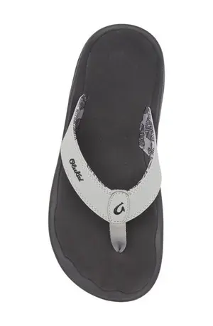 Olukai Ohana Flip Flop - Ash/black