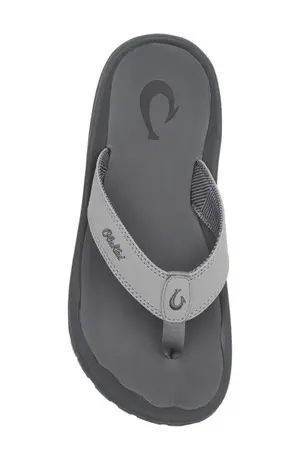 Olukai Ohana Flip Flop - Sharkskin/dk Shadow
