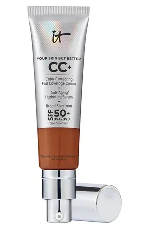 IT COSMETICS Cc+ Color Correcting Full Coverage Cream Spf 50+ Deep Us