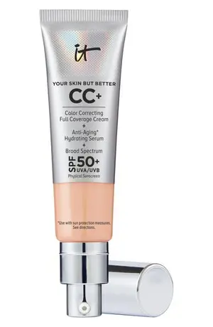 IT COSMETICS Cc+ Color Correcting Full Coverage Cream Spf 50+ Light Cool