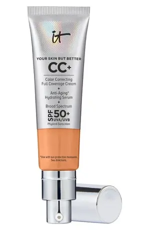 IT COSMETICS Cc+ Color Correcting Full Coverage Cream Spf 50 - Tan Cool