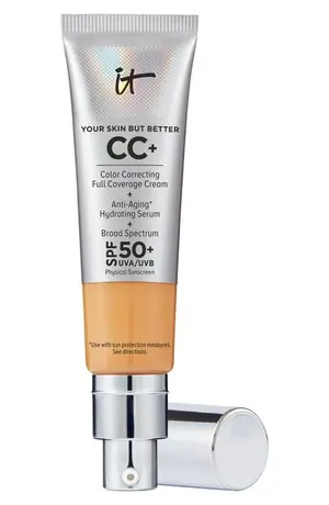 IT COSMETICS Cc+ Color Correcting Full Coverage Cream Spf 50 - Tan Warm