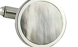 David Donahue Mother-of-pearl Cuff Link & Stud Set