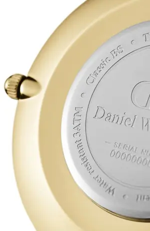 DANIEL WELLINGTON Grand Petite Evergold Mesh Strap Watch - Rose Gold/black