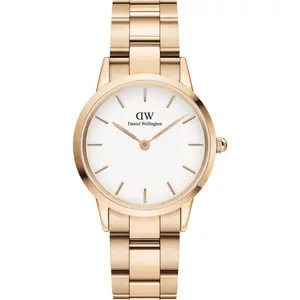 DANIEL WELLINGTON Iconic Bracelet Watch - Eggshell White/rose Gold