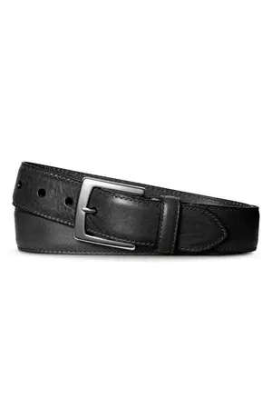 Shinola Bedrock Leather Belt - Black