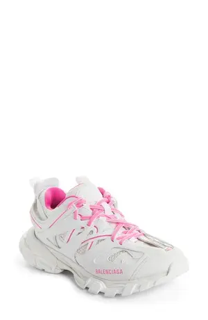 Balenciaga Track Sneaker White/ Fluo Pink