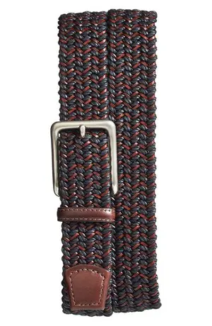 Torino Torino Braided Woven Leather Belt Black/brown