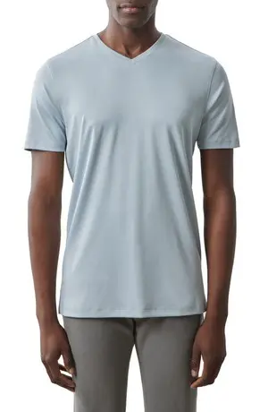 Robert Barakett Georgia Regular Fit V-neck T-shirt Blue Fog
