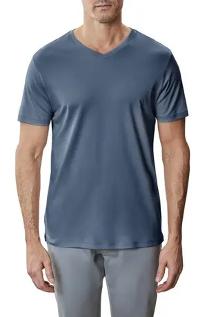 Robert Barakett Georgia Regular Fit V-neck T-shirt - Ocean Wave