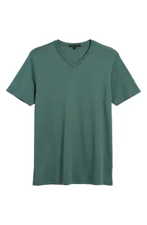 Robert Barakett Georgia Regular Fit V-neck T-shirt Spring Forest