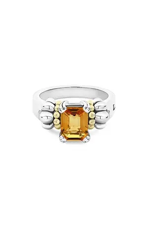 Lagos Glacier Cocktail Ring - Citrine