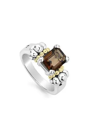 Lagos LAGOS Glacier Cocktail Ring Smoky Quartz