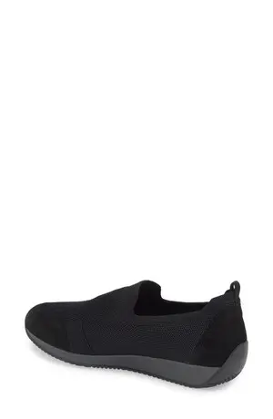 ARA Lilith Knit Slip-on Sneakers - Black
