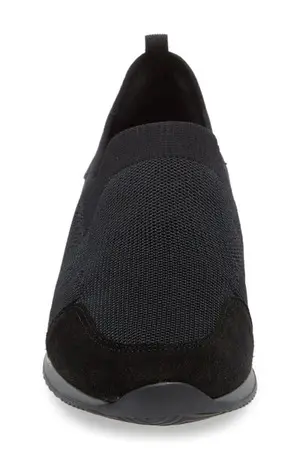 ARA Lilith Knit Slip-on Sneakers - Black