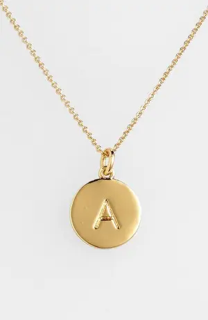 Kate Spade New York Kate Spade New York Initial Pendant Necklace A- Gold