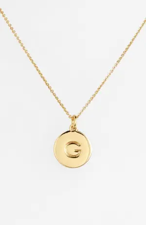 Kate Spade New York Kate Spade New York Initial Pendant Necklace G- Gold