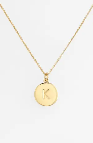 Kate Spade New York Kate Spade New York Initial Pendant Necklace K- Gold