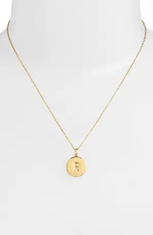 Kate Spade New York Kate Spade New York Initial Pendant Necklace R- Gold