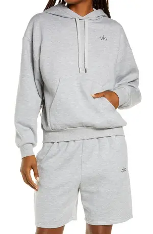 Alo Yoga Alo Accolade Hoodie Athletic Heather Grey