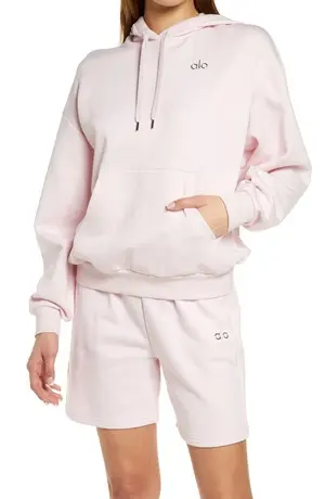 Alo Yoga Alo Accolade Hoodie Pink Sugar