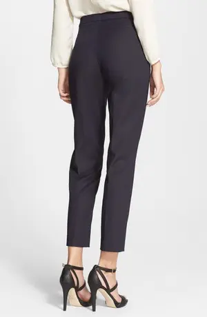 Akris Franca Techno Cotton Blend Trousers - Deep Navy