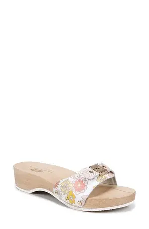 Dr. Scholl'S Original Collection Platform Slide Sandal - White