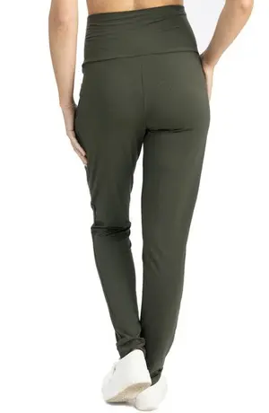 ANGEL MATERNITY Tapered Casual Maternity Pants - Khaki