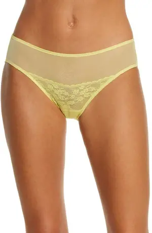Natori Cherry Blossom Lace Briefs Citrine