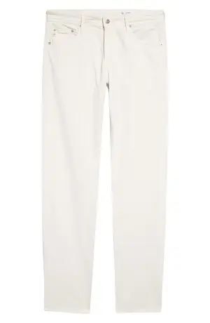 Ag Tellis Sueded Stretch Sateen Slim Leg Pants Sulfur Fade To Graye