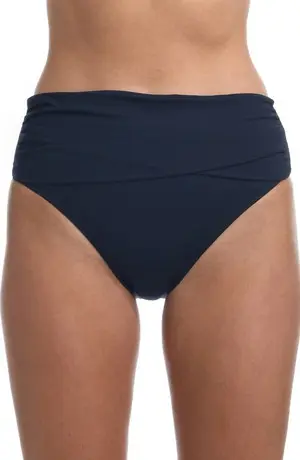 La Blanca Island Goddess Bikini Bottoms - Indigo