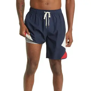 FAIR HARBOR Anchor Swim Trunks Red Mc