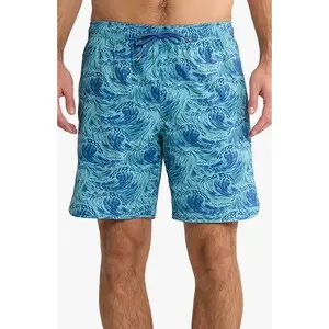 FAIR HARBOR Anchor Swim Trunks - Rushing Waves