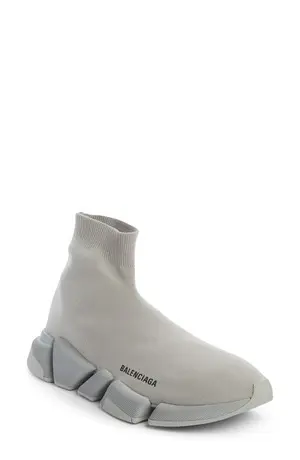Balenciaga Speed Lt 2.0 Knit Slip-On Grey