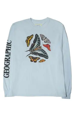 PARKS PROJECT X National Geographic Butterfly Long Sleeve Graphic Tee
