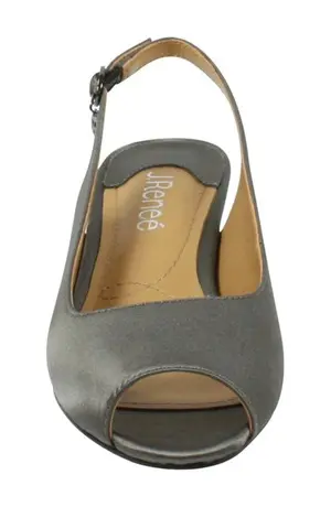 J. Reneé Jenvey Slingback Sandal - Dark Gray