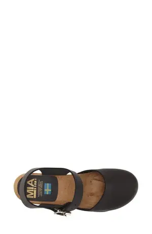 Mia Abba Leather Platform Sandals