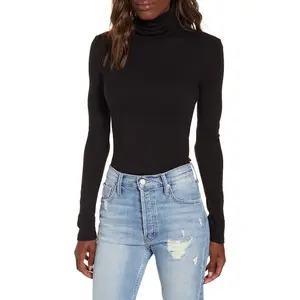 Splendid Classic Turtleneck - Black