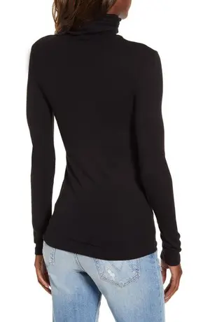 Splendid Classic Turtleneck - Black