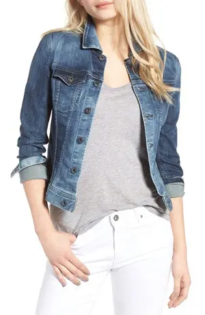 Ag AG Robyn Denim Jacket Blue Cove