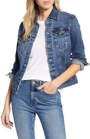 Ag AG Robyn Denim Jacket Blue Street