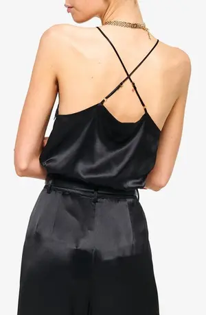 Cami Nyc Everly Silk Camisole - Black