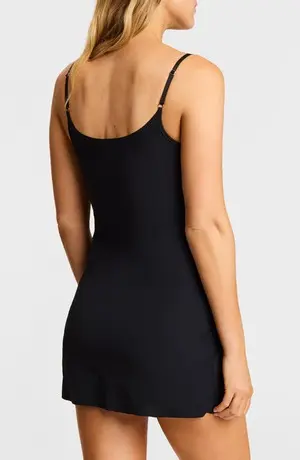 Commando Classic Mini Cami Slip - Black