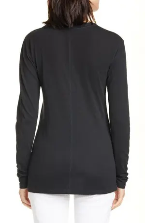 Rag & Bone The Long Sleeve Tee - Black