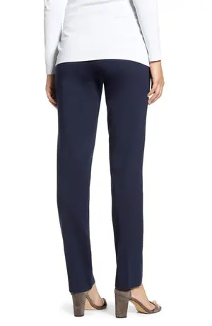 ANGEL MATERNITY Straight Leg Trousers - Navy